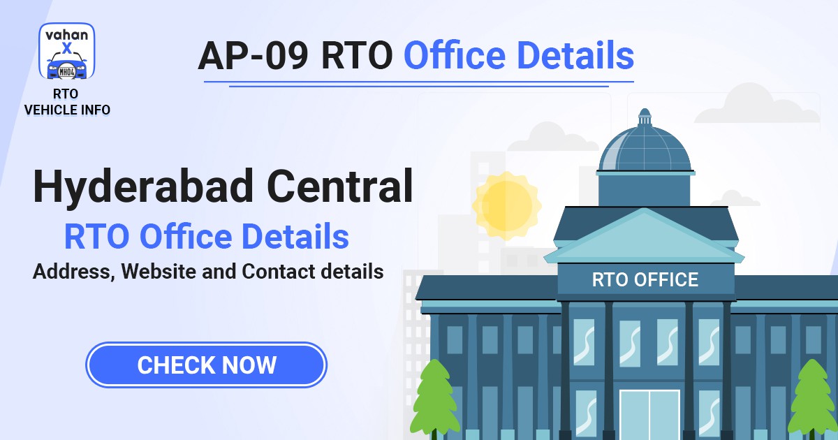 Hyderabad Central RTO Office Details – Address, Services & Contact Details