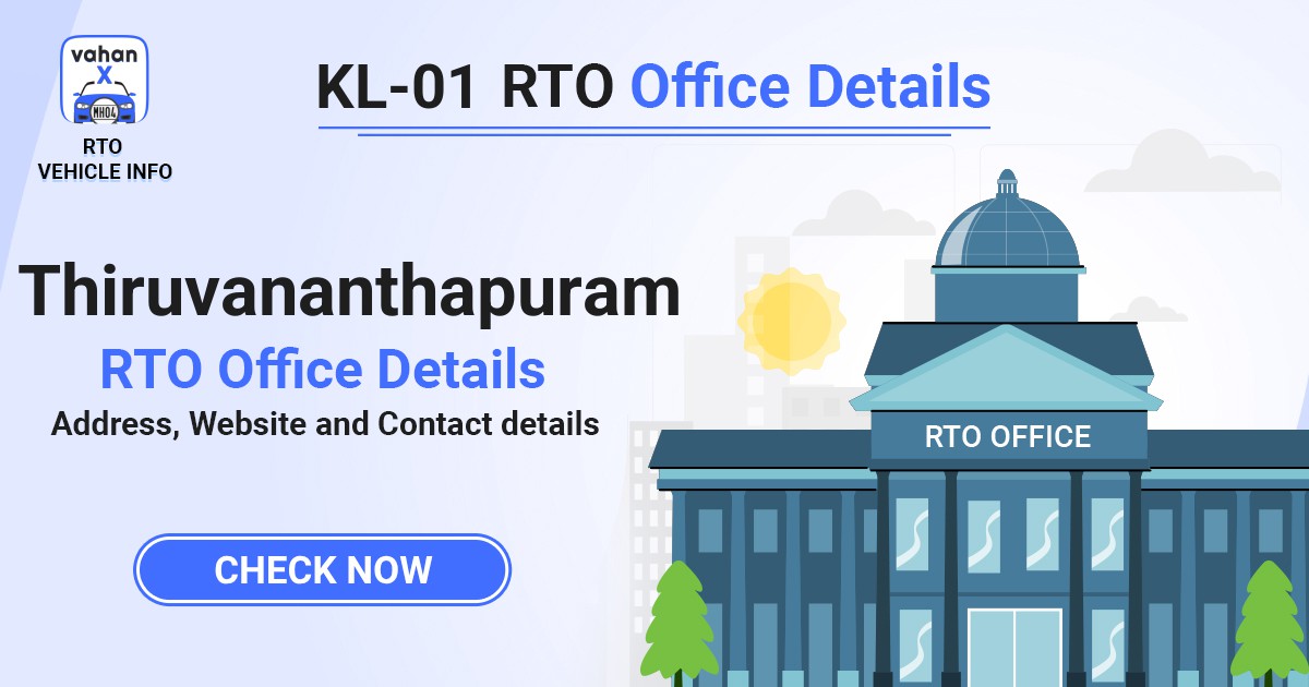 KL-01 RTO Office Details - Thiruvananthapuram