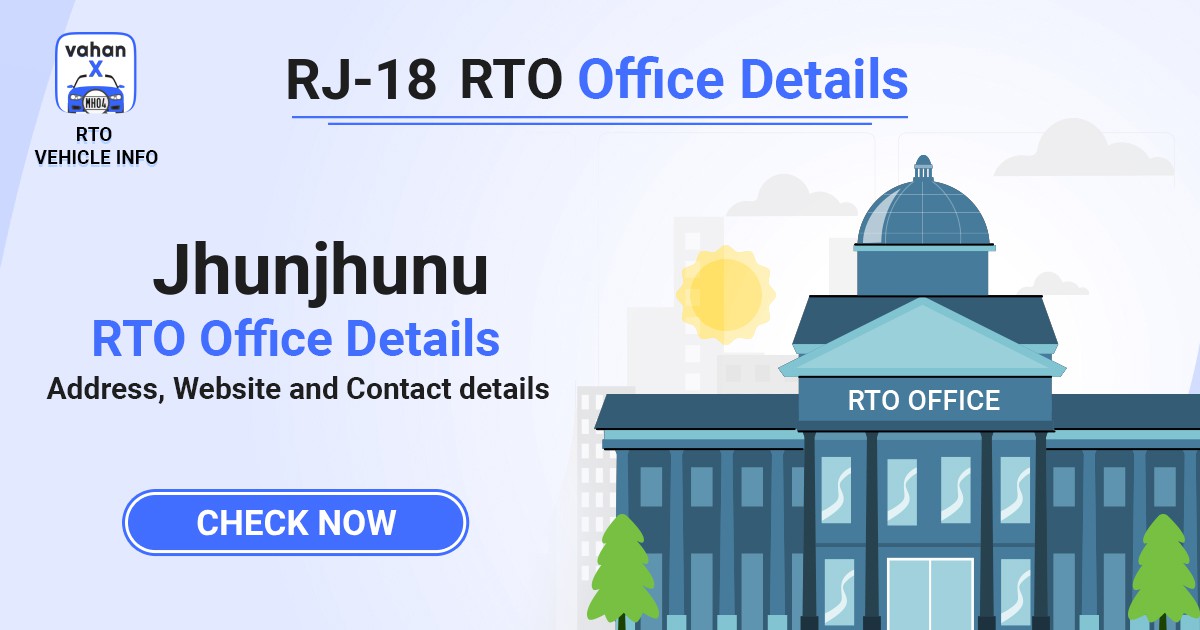 RJ-18 RTO Office Details - Jhunjhunu