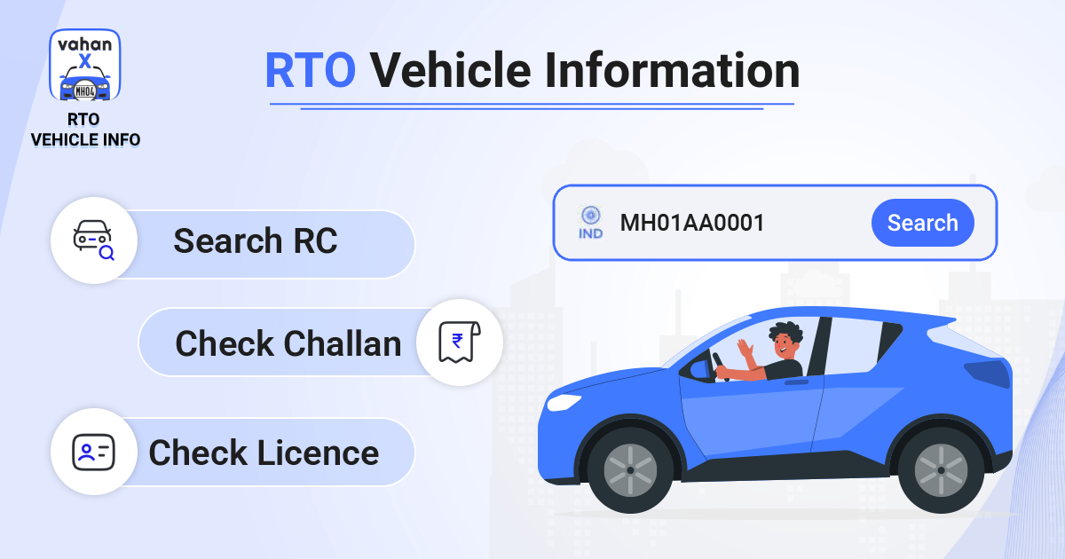VahanX - RTO Vehicle Information, Check Vehicle RC Details, Challans ...