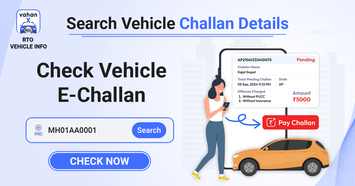 Check e-Challan Status Online & Pay Traffic Fines | VahanX